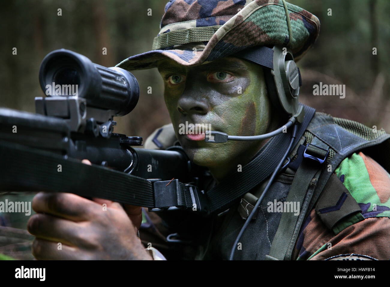 military drill of thye dutch army Stock Photo - Alamy