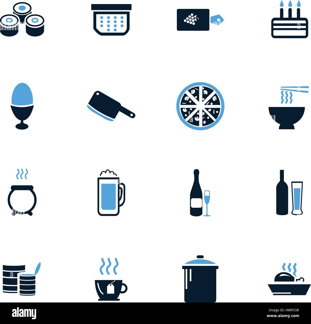 Food and kitchen symbol for web icons Stock Vector Image & Art - Alamy
