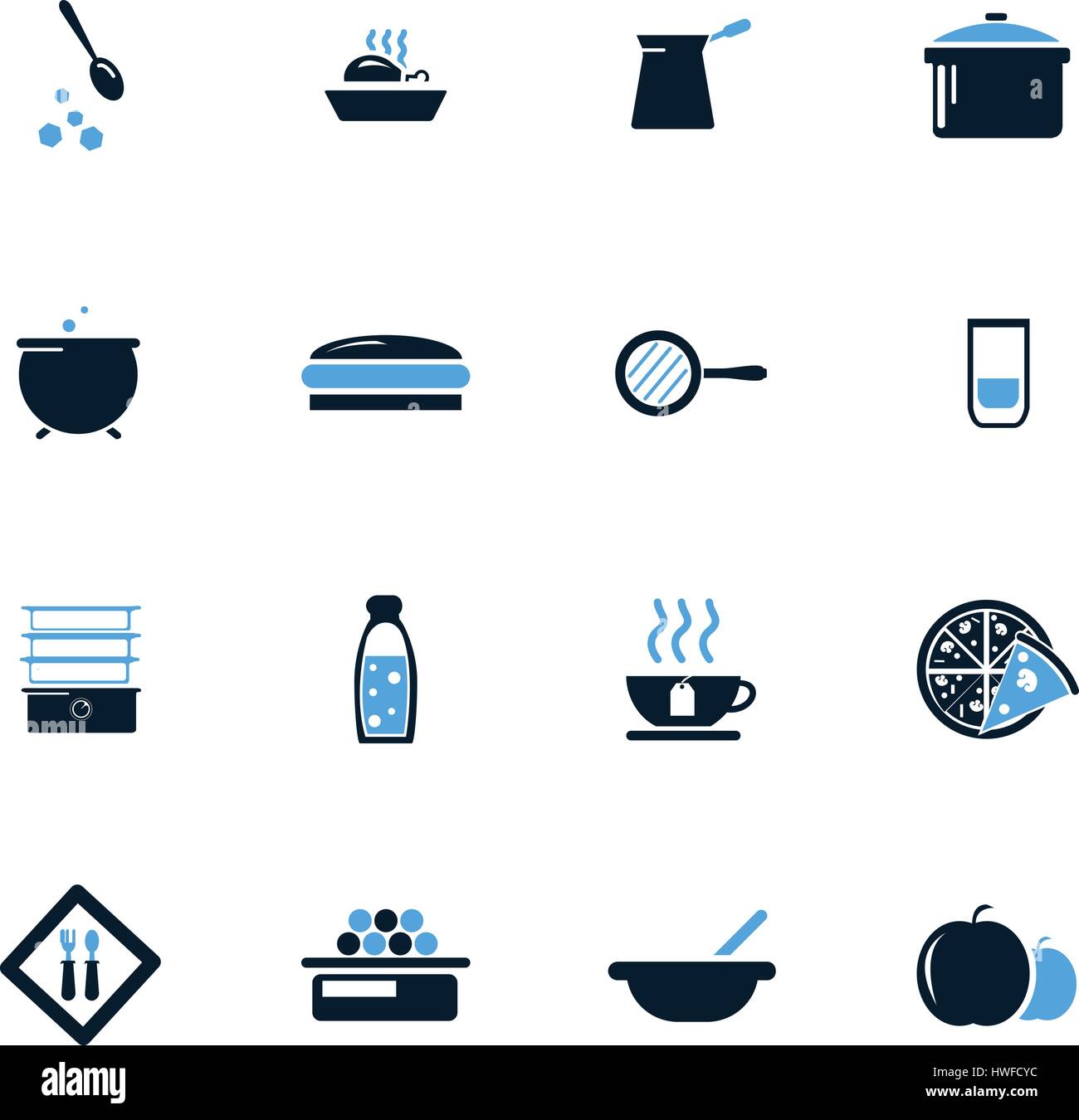 Food and kitchen symbol for web icons Stock Vector Image & Art - Alamy