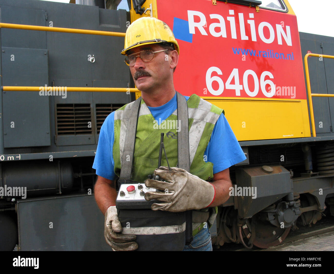 Remote control train operator hi-res stock photography and images - Alamy