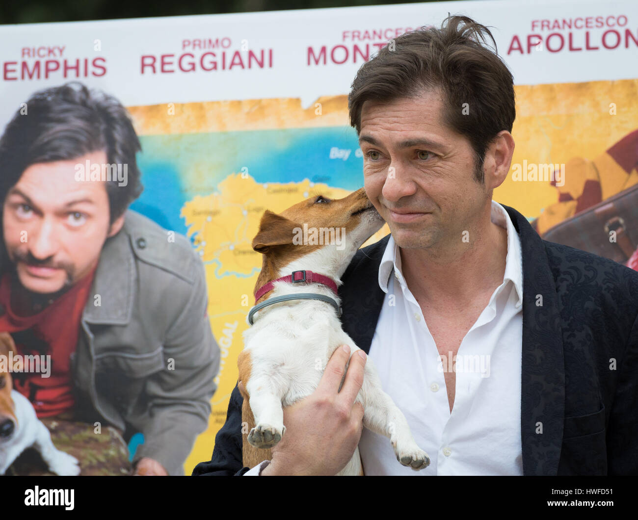 Rome, Italy. 20th Mar, 2017. Francesco Apolloni attends the photocall ...