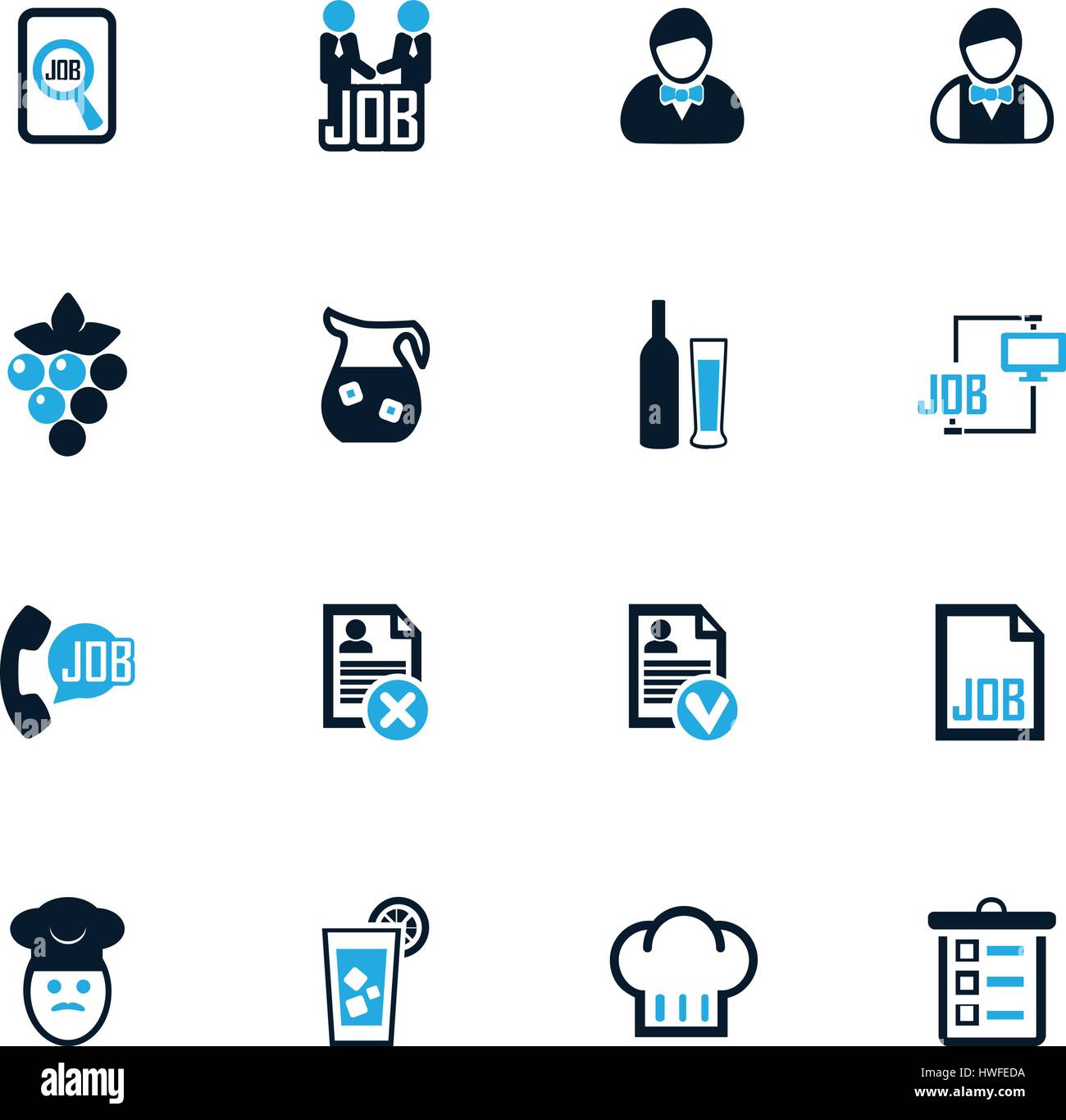 Job icon set for web sites and user interface Stock Vector Image & Art ...
