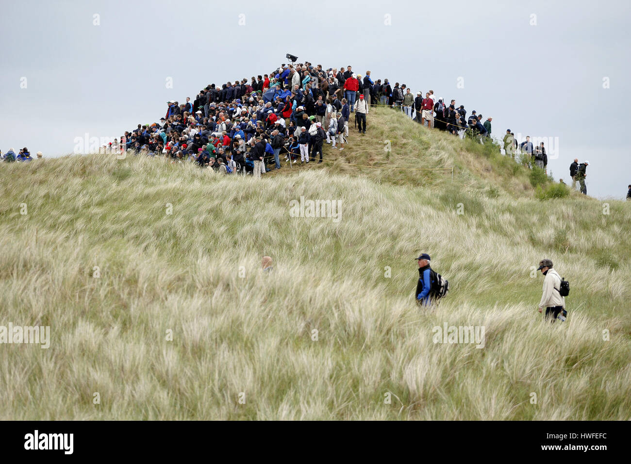 GOLF FANS ON HIGHER GROUND THE OPEN CHAMPIONSHIP THE OPEN CHAMPIONSHIP ...