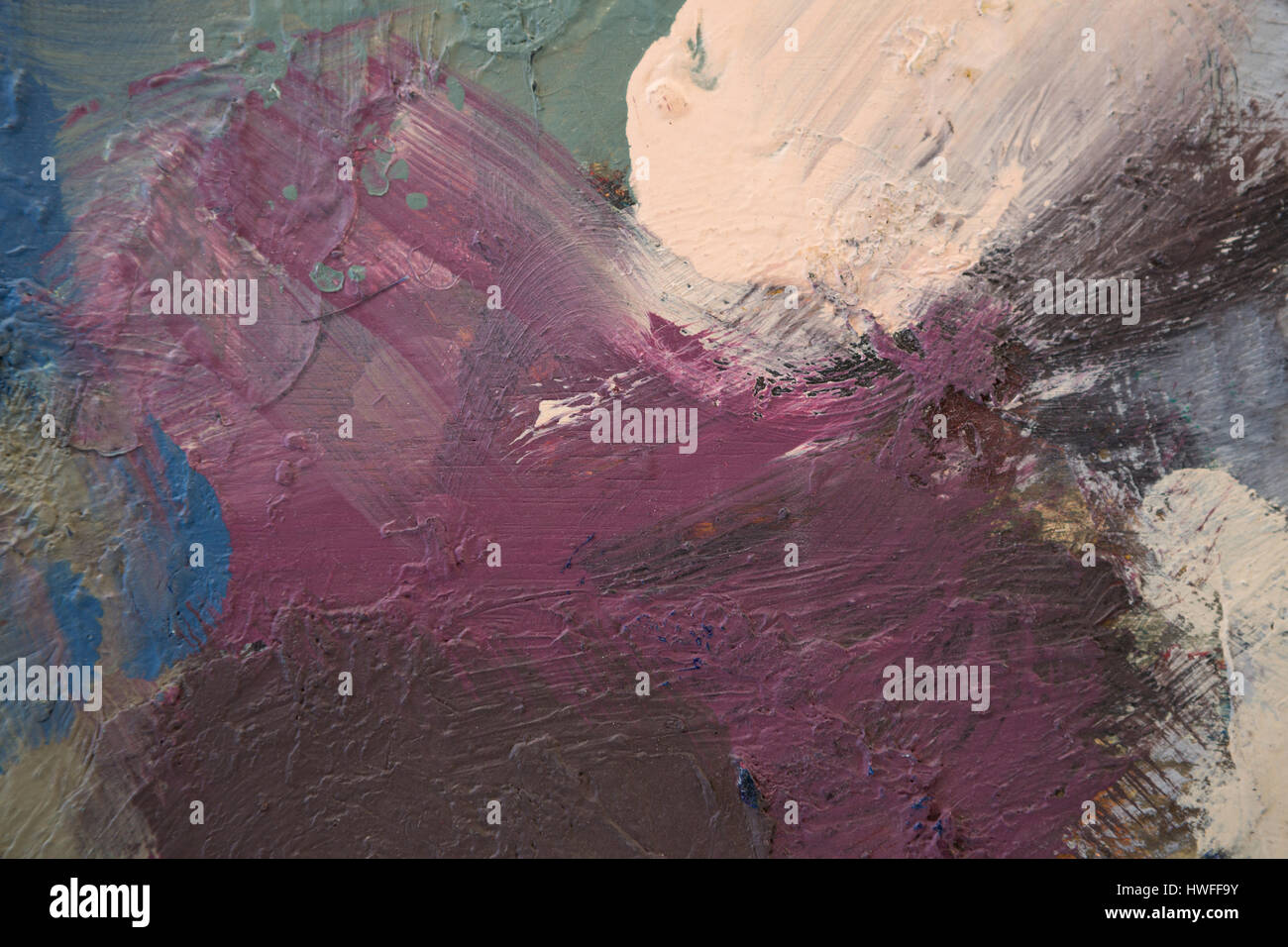 Paint palette multiple colors hi-res stock photography and images - Alamy