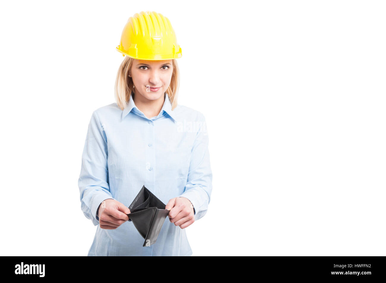 Beautiful female engineer wearing helmet hi-res stock photography and ...