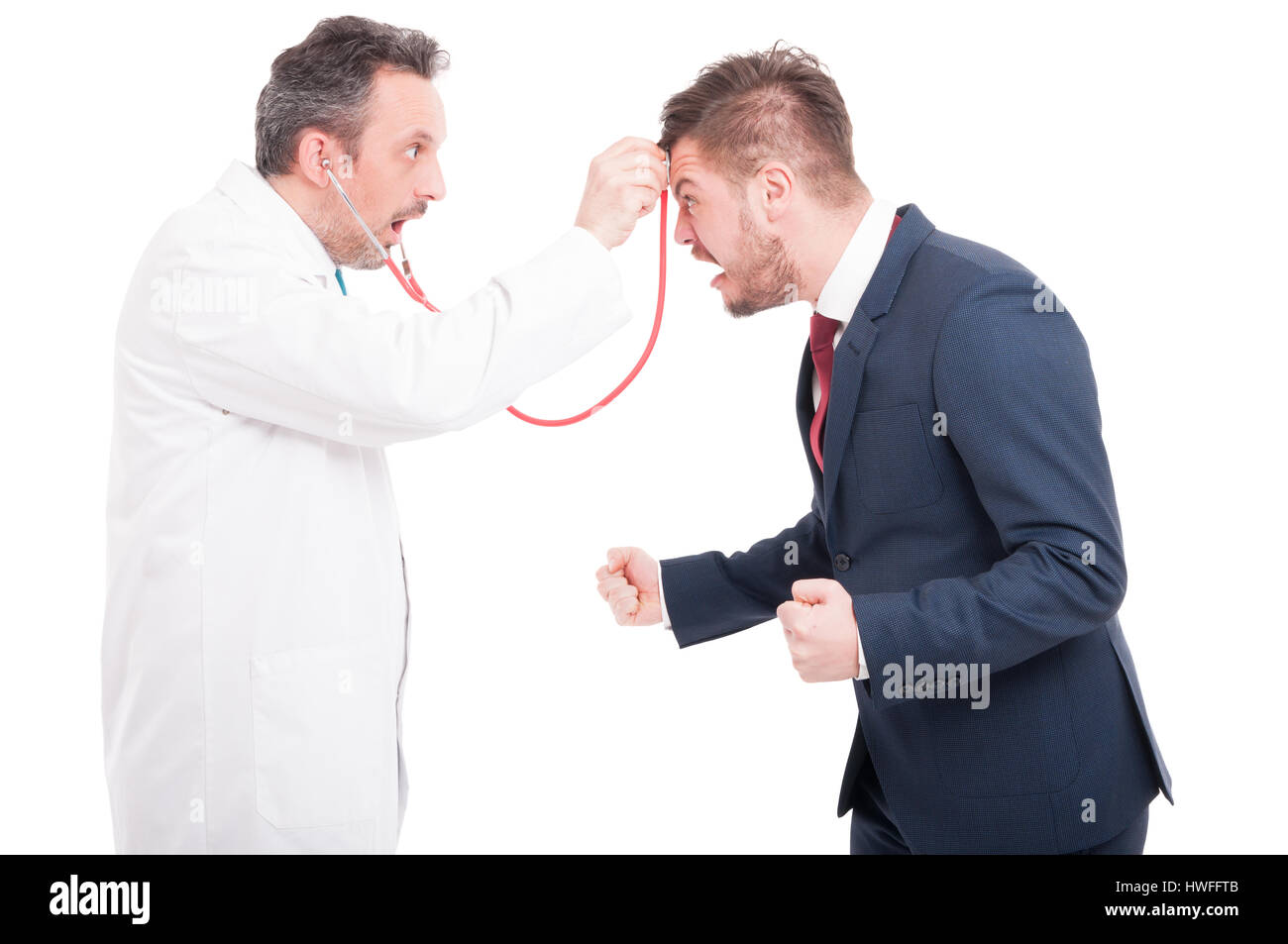 Angry patient man hospital hi-res stock photography and images - Alamy
