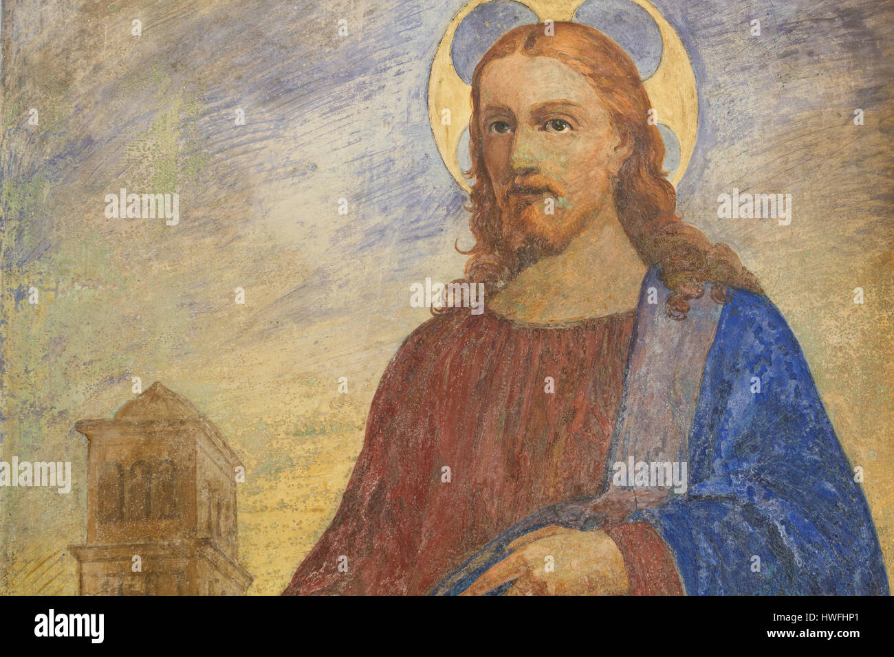 Quo Vadis - Jesus - Rome Stock Photo - Alamy
