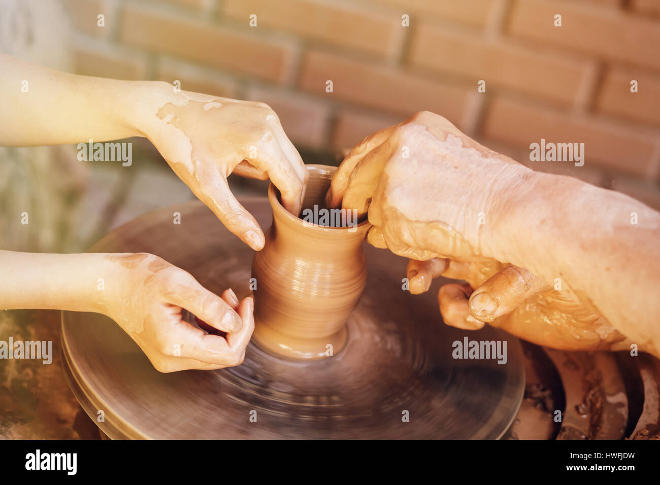 Child modeling adult hi-res stock photography and images - Alamy