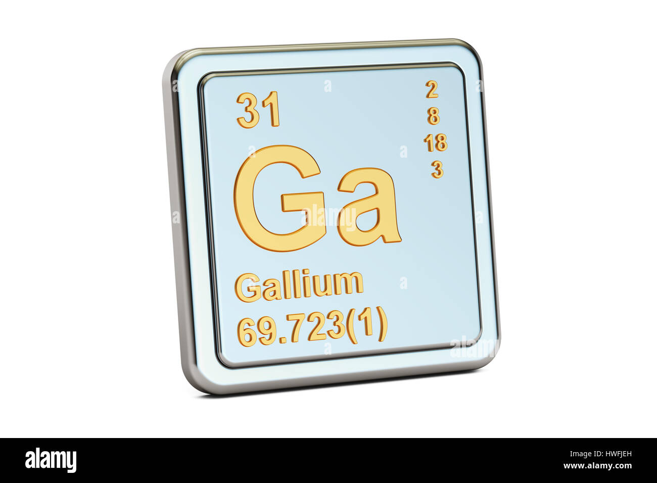 Gallium symbol hi-res stock photography and images - Alamy