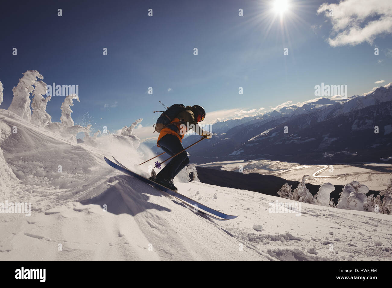 Extreme skiing hi-res stock photography and images - Alamy