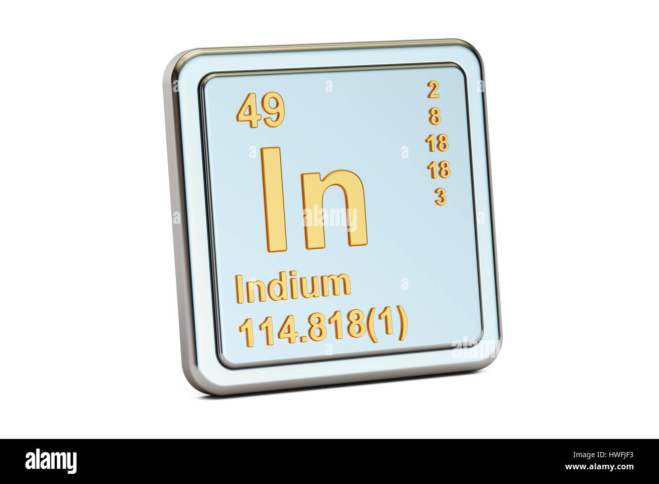 Indium symbol hi-res stock photography and images - Alamy