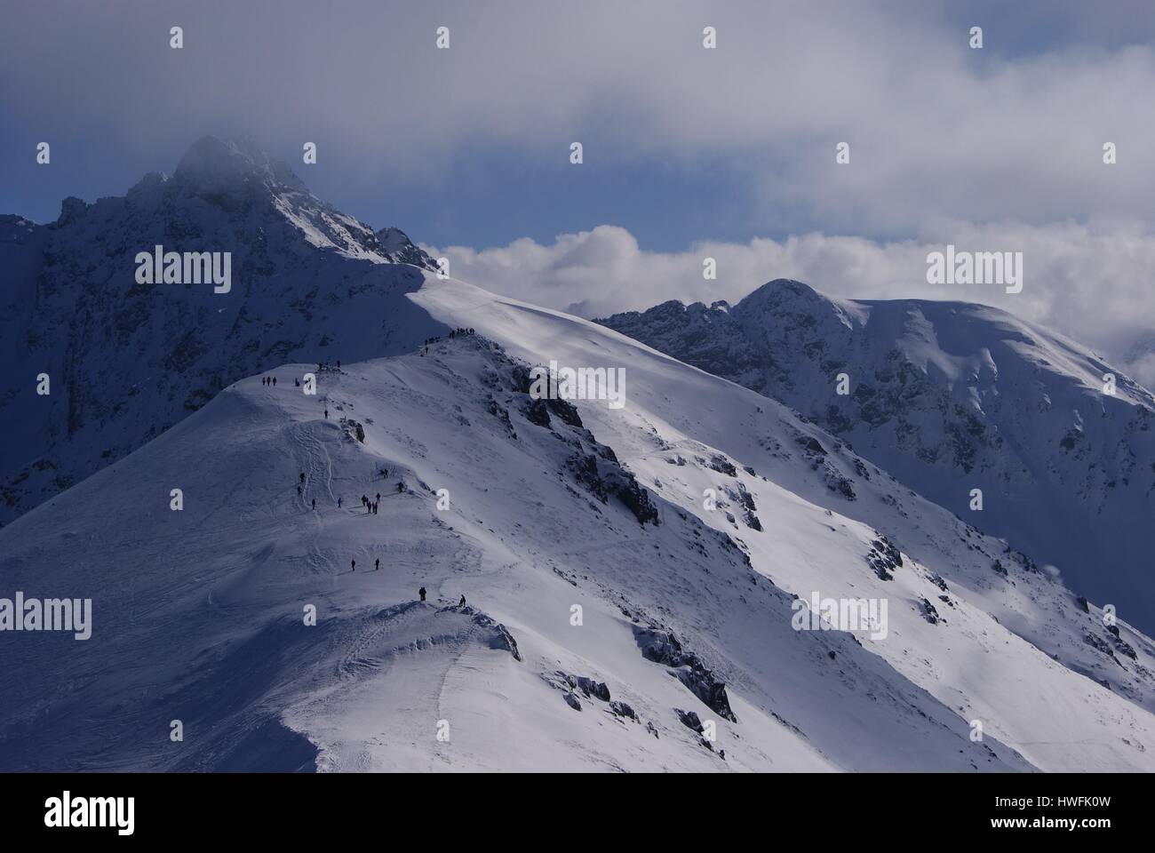 Tatra Mountains in winter Stock Photo - Alamy