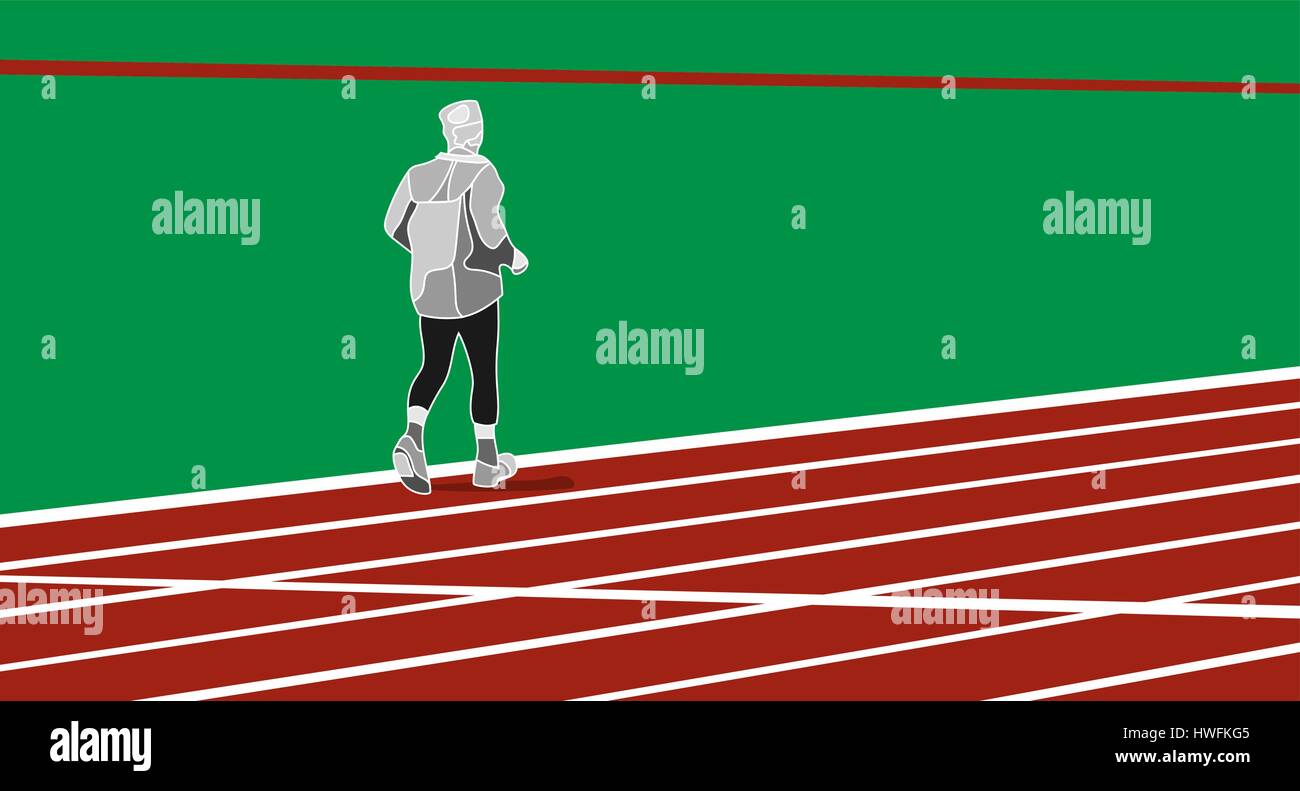 man jogging vector illustration Stock Vector Image & Art - Alamy