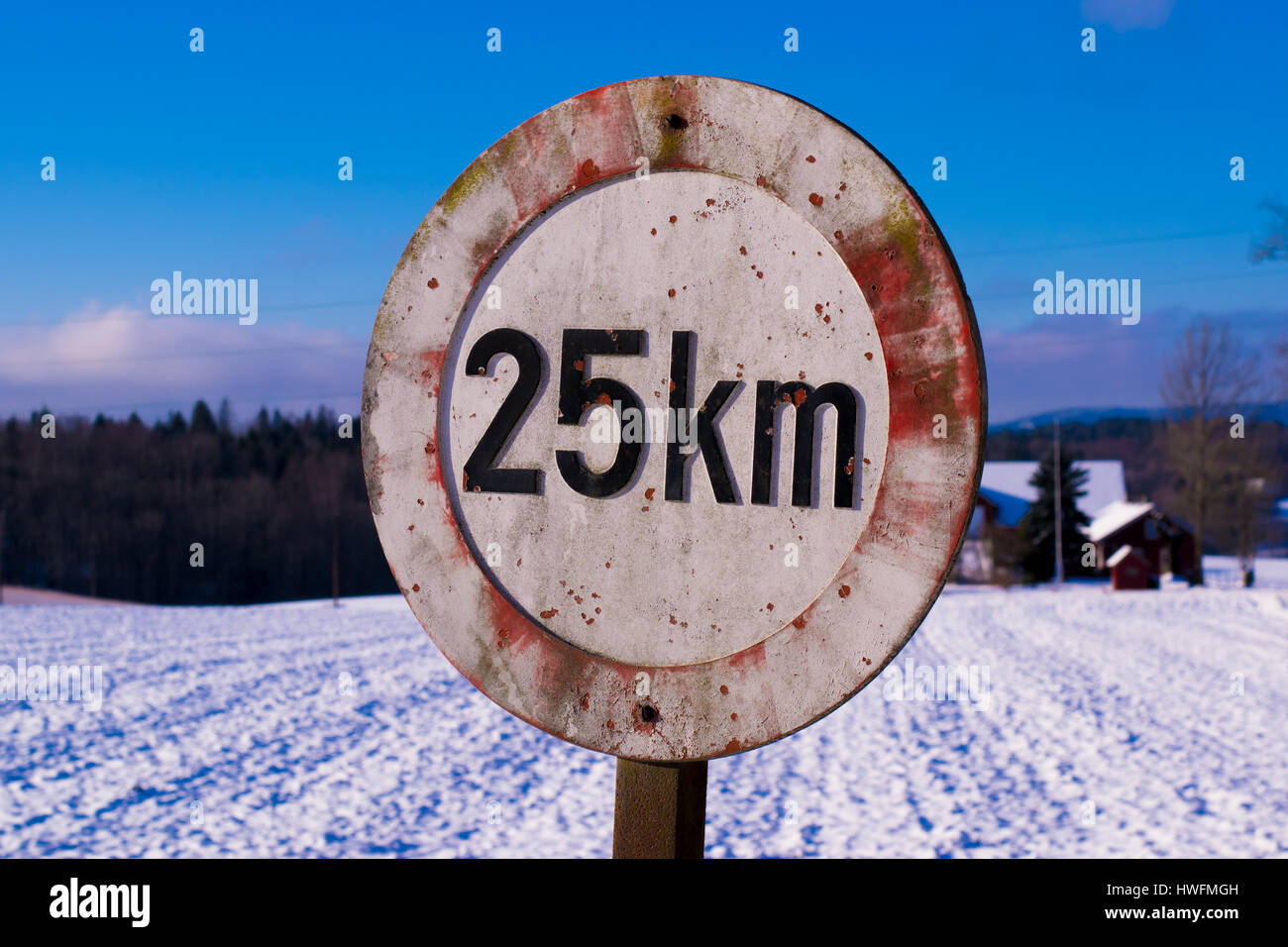Norwegian road sign hi-res stock photography and images - Alamy