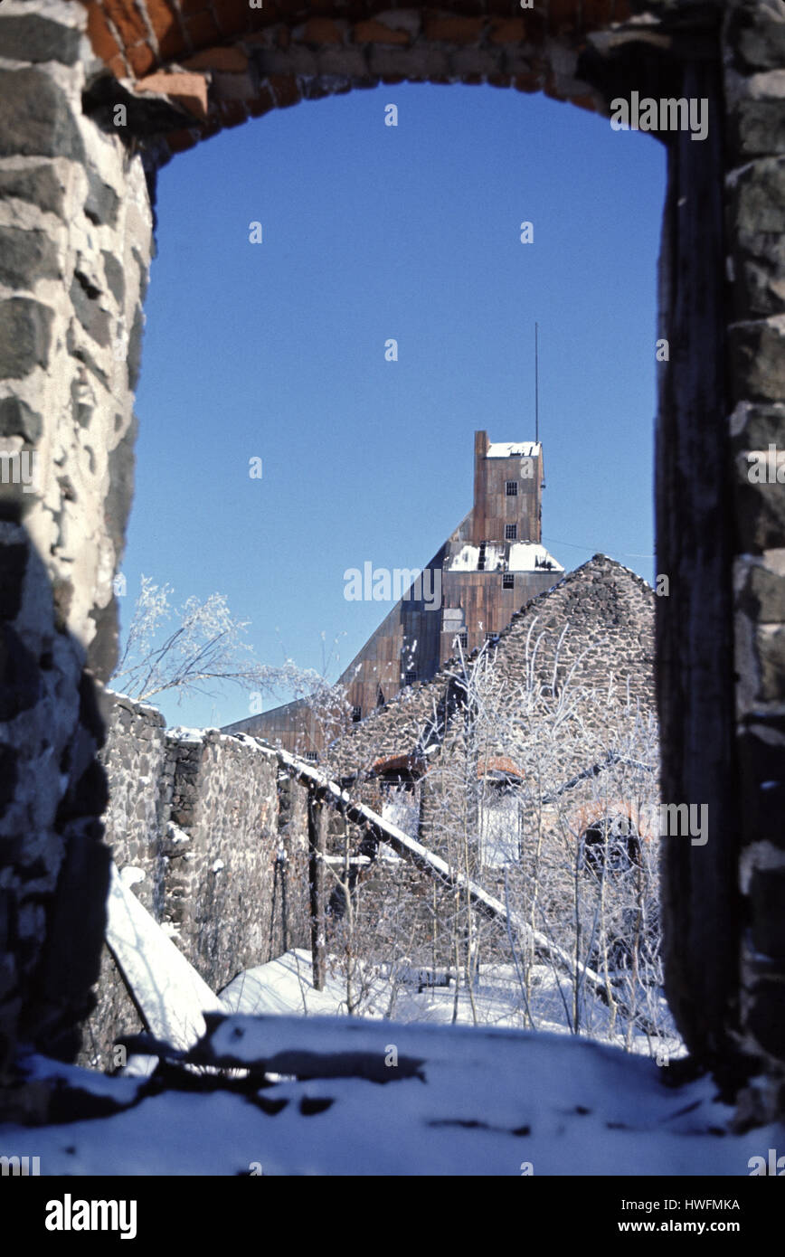 Quincy Mine in Hancock, MI Stock Photo - Alamy