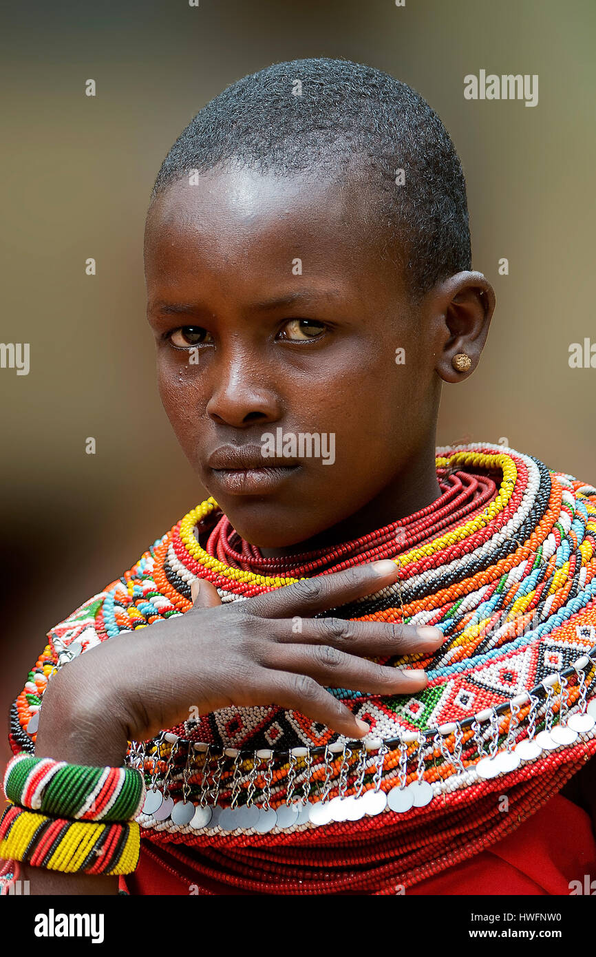 Samburu girl hi-res stock photography and images - Alamy