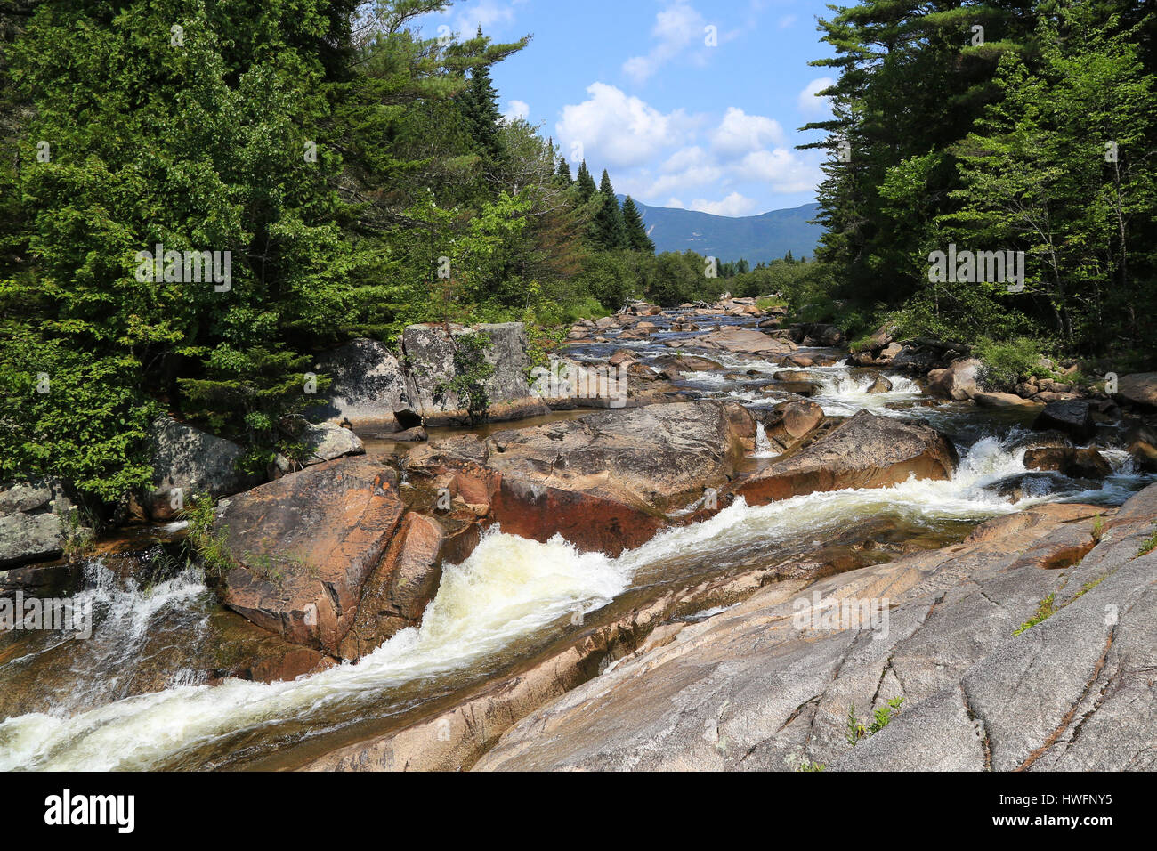 A babbling brook in Baxter State Park Stock Photo - Alamy