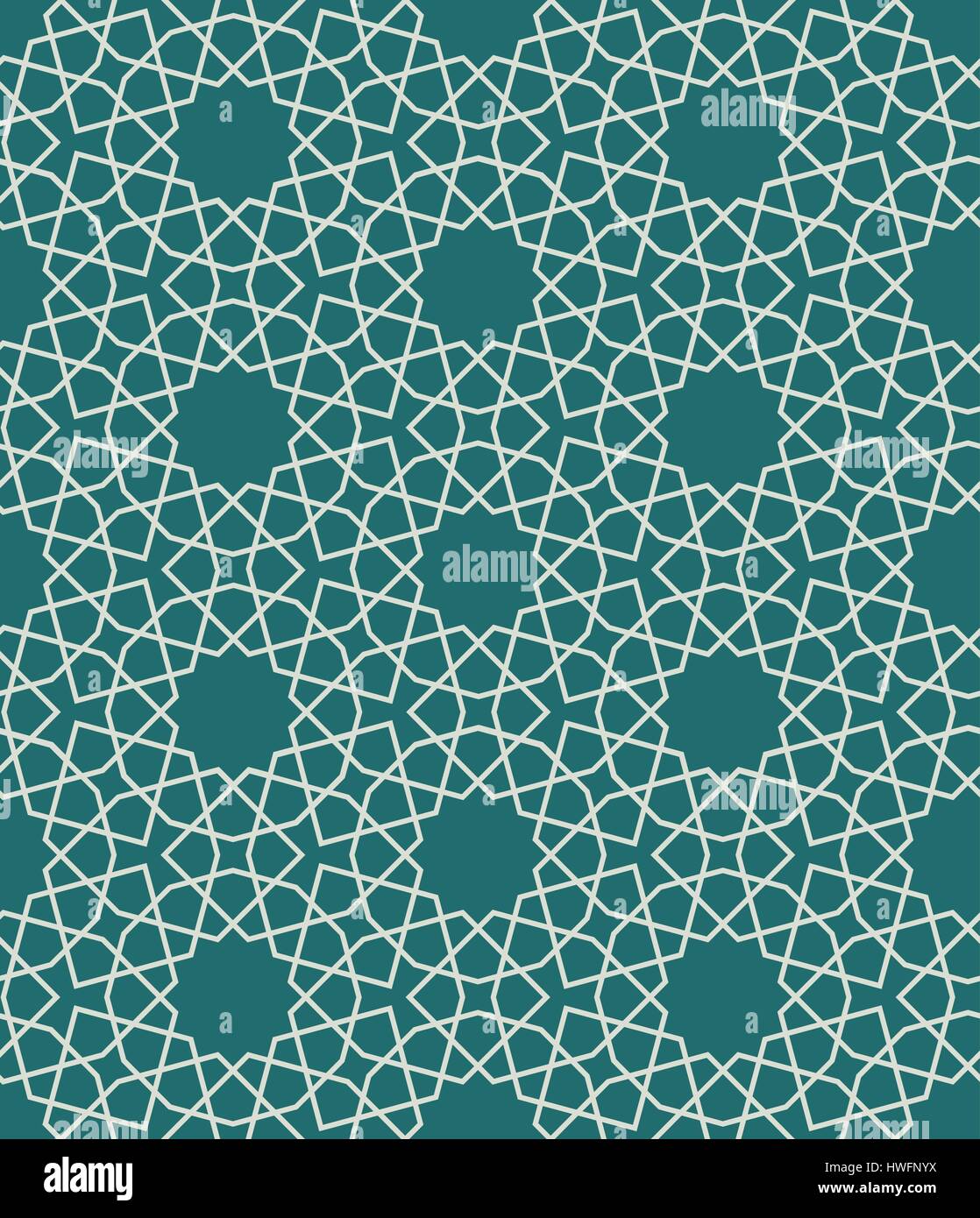Ornamental seamless arabic geometrial pattern. Looping lines Stock ...