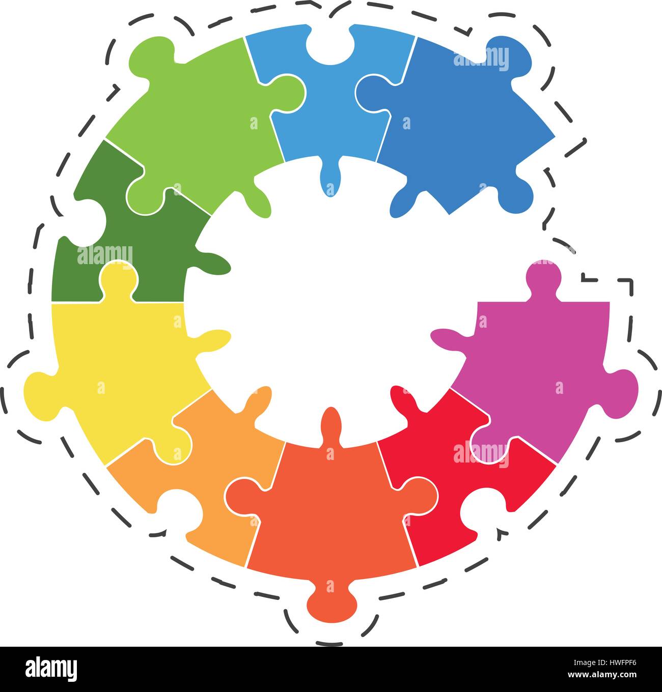 puzzle solution diagram image Stock Vector Image & Art - Alamy