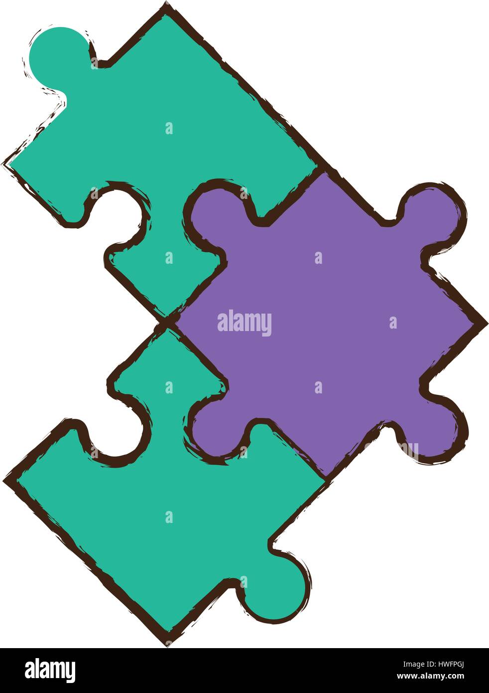 jigsaw puzzle pieces image Stock Vector Image & Art - Alamy