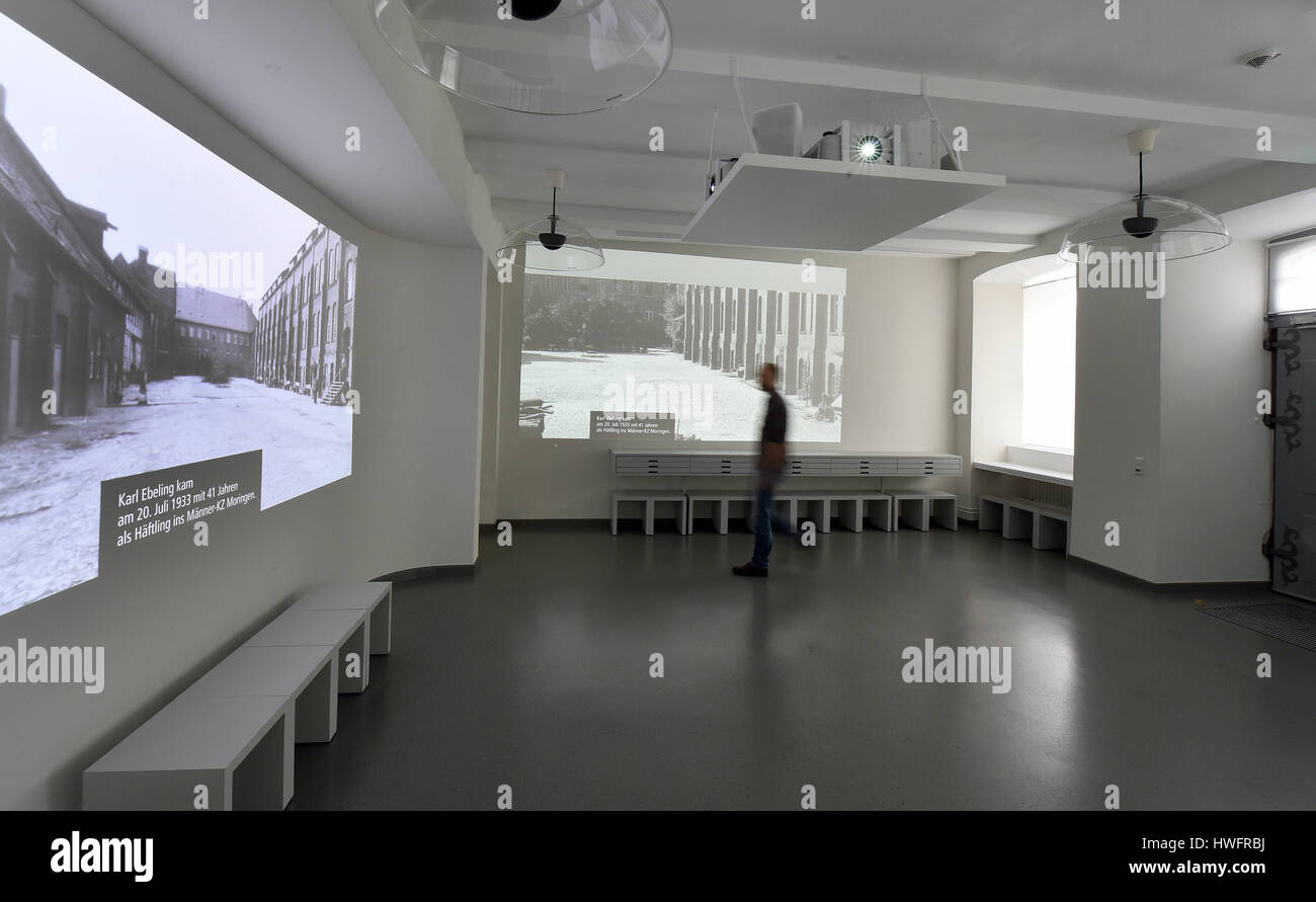 Moringen, Germany. 8th Mar, 2017. View of the newly designed entrance ...