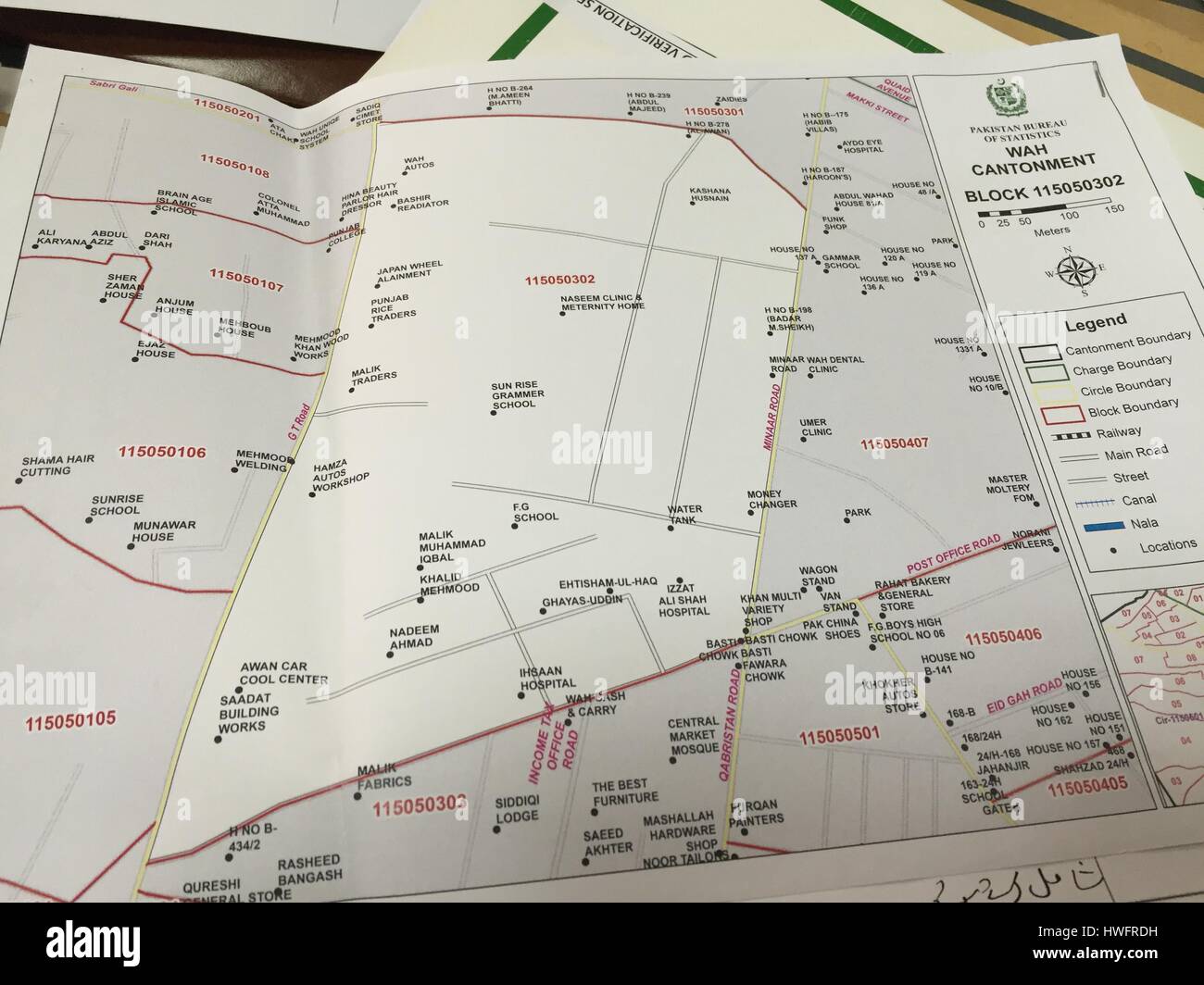 Map of islamabad hi-res stock photography and images - Alamy