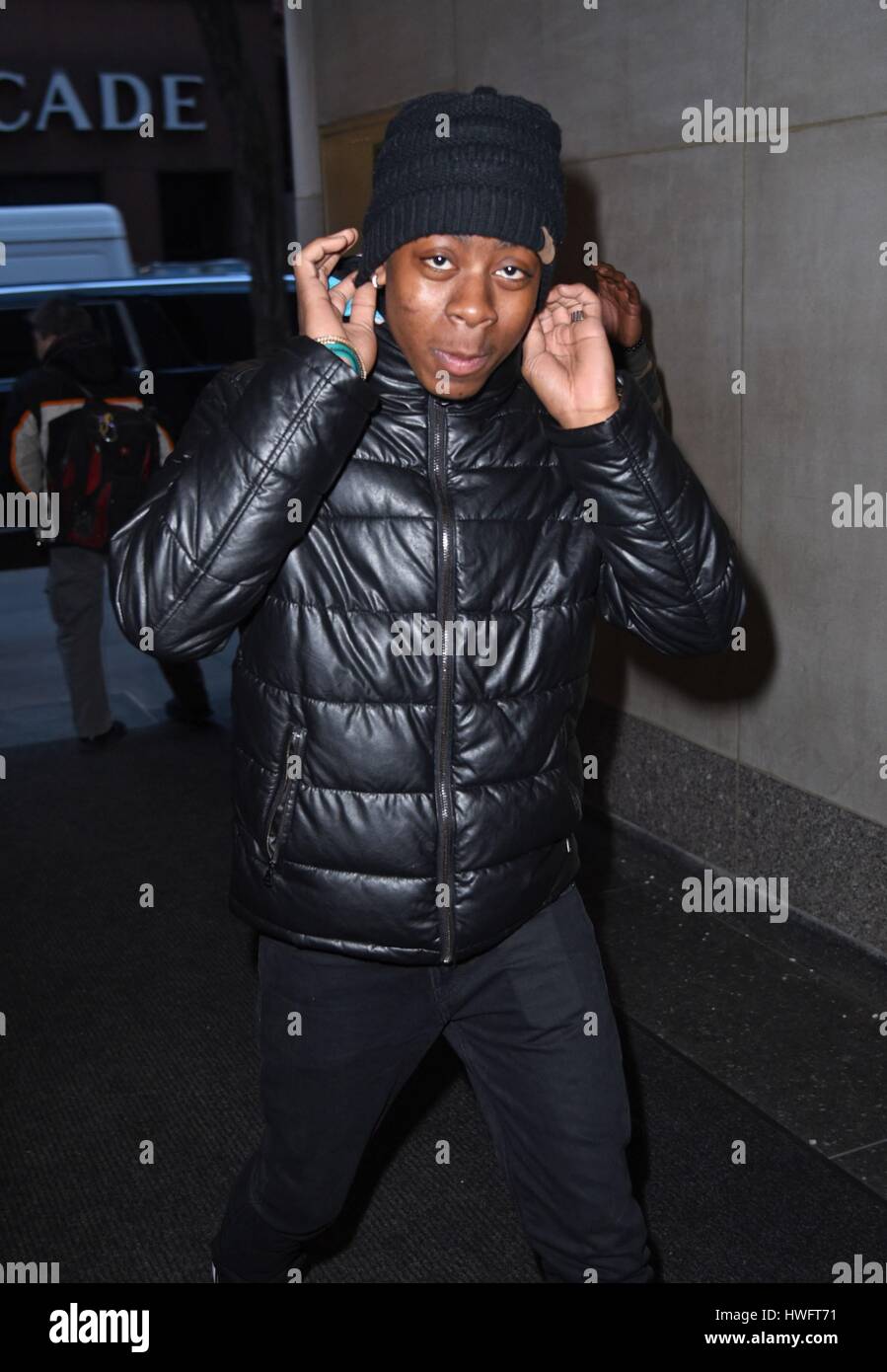New York, NY, USA. 20th Mar, 2017. RJ Cyler out and about for Celebrity ...