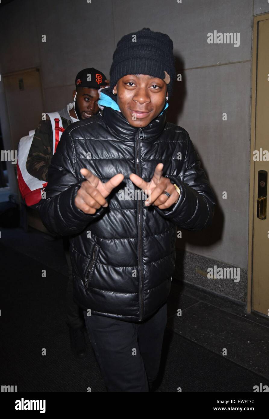 New York, NY, USA. 20th Mar, 2017. RJ Cyler out and about for Celebrity ...
