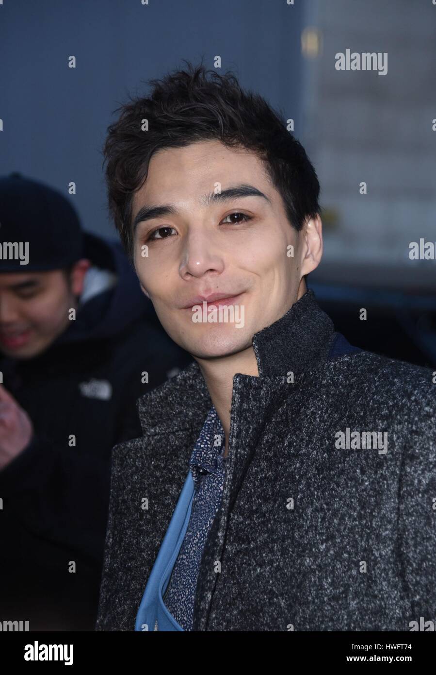 New York, NY, USA. 20th Mar, 2017. Ludi Lin out and about for Celebrity ...