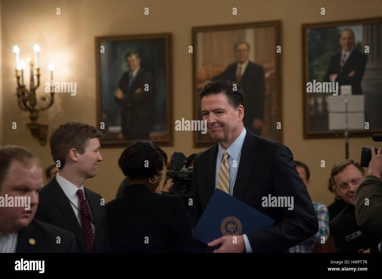 FBI and Supreme Court Justice testify on Capitol Hill Stock Photo - Alamy