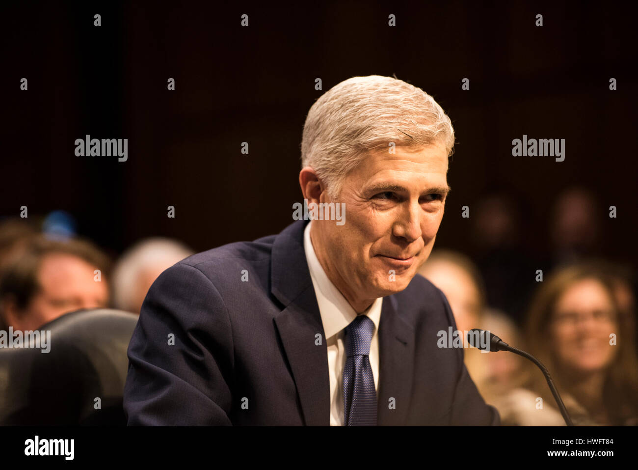 FBI and Supreme Court Justice testify on Capitol Hill Stock Photo - Alamy