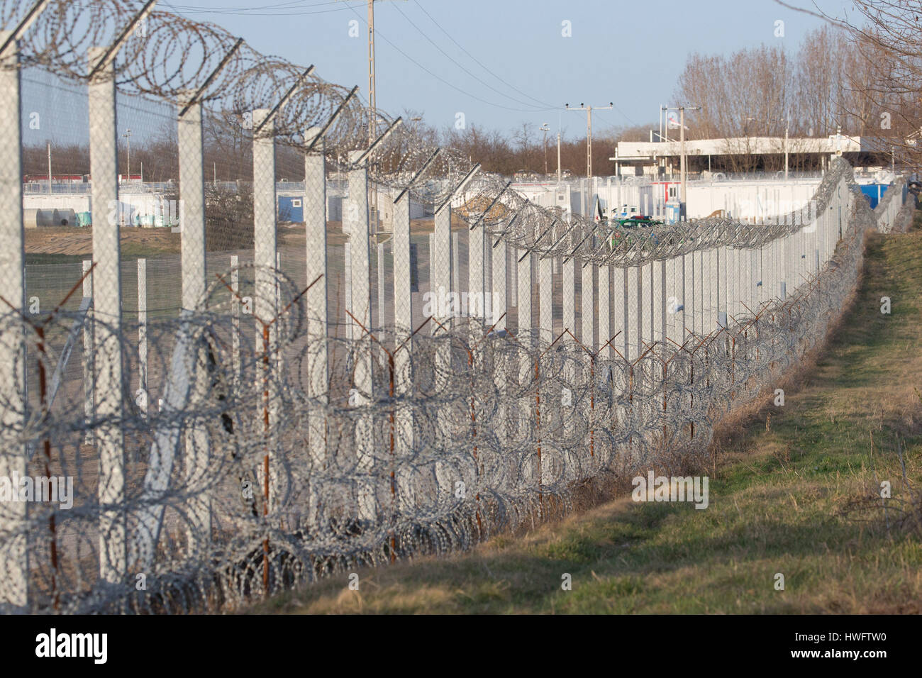 Hungarian border fence hi-res stock photography and images - Alamy