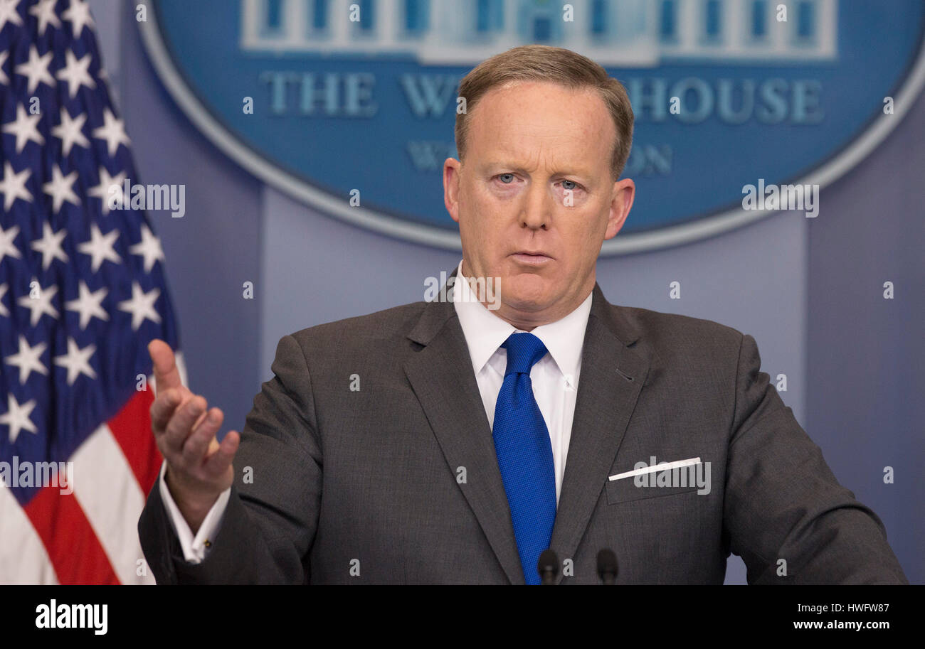 Washington, USA. 20th Mar, 2017. Presidential Press Secretary Sean ...