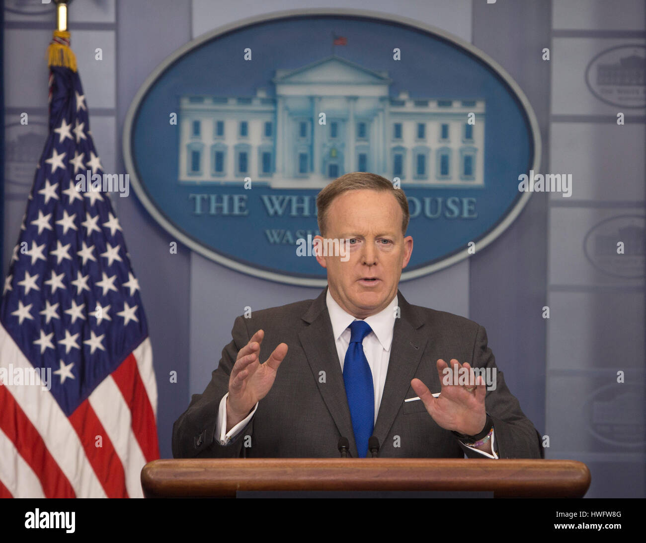 Washington, USA. 20th Mar, 2017. Presidential Press Secretary Sean ...