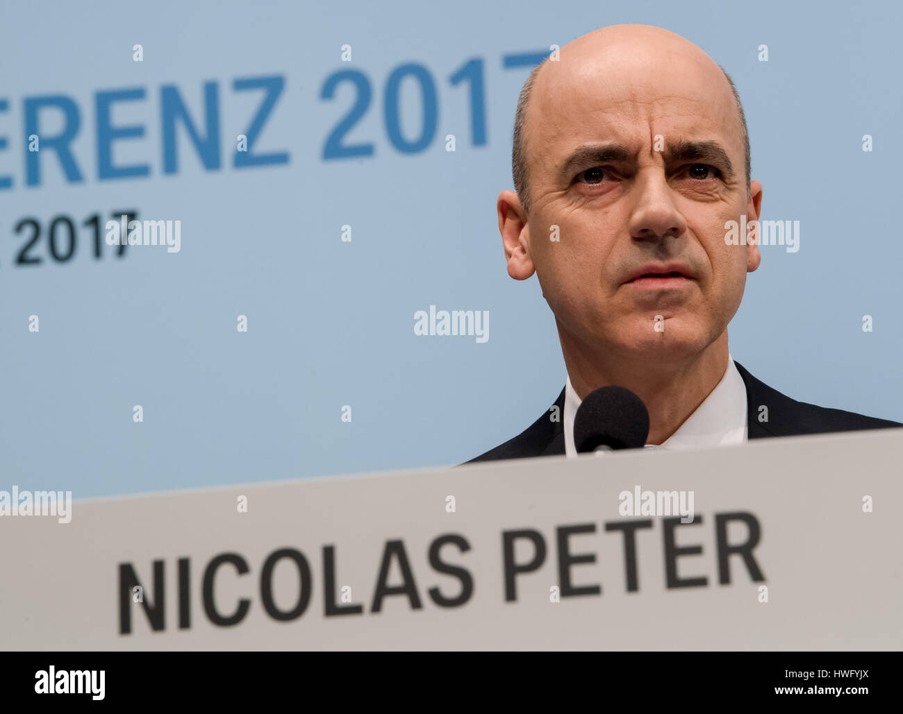 Munich, Germany. 21st Mar, 2017. The new BMW chief financial officer ...