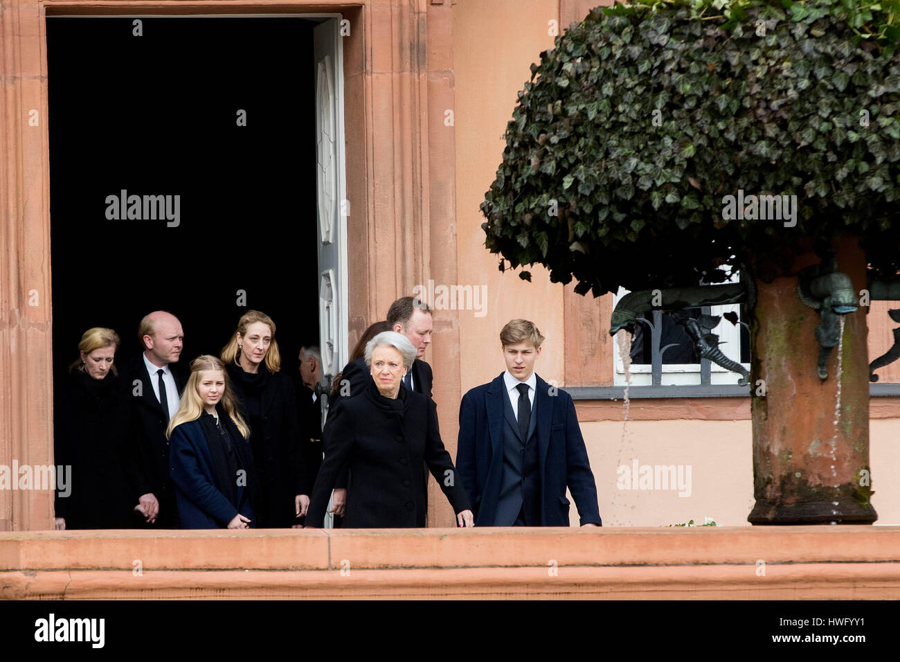 Princess alexandra of sayn wittgenstein berleburg hi-res stock ...