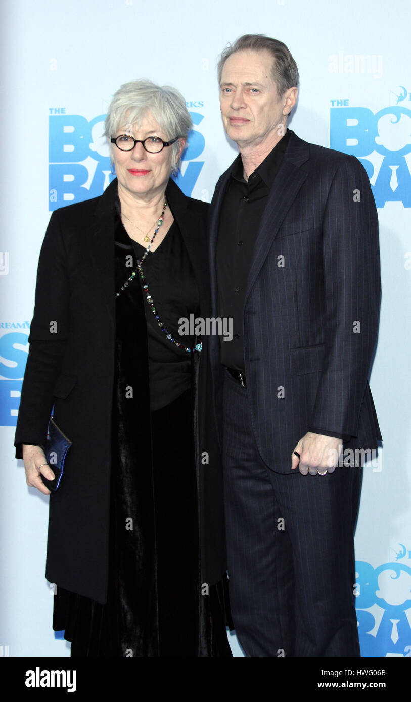 New York, USA. 20th Mar, 2017. Jo Andres, Steve Buscemi attends ...