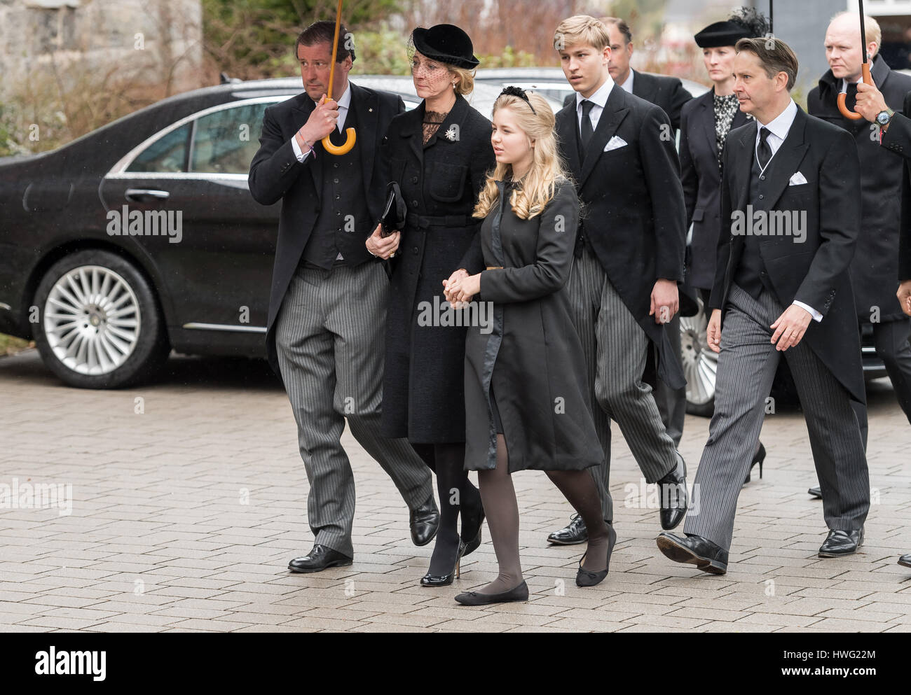 Bad Berleburg, Germany. 21st Mar, 2017. Alexandra of Sayn-Wittgenstein ...