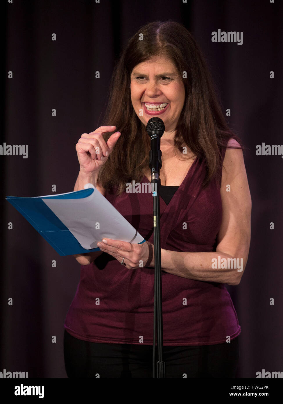 Los Angeles, California, USA. 21st Mar, 2017. DAYLE REYFEL participates ...