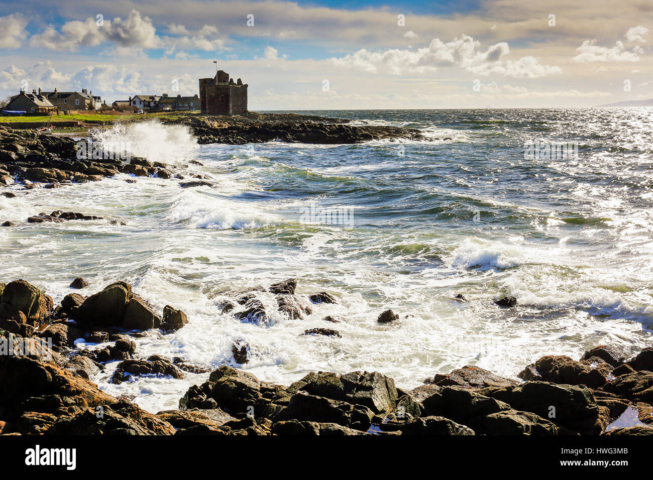 Goatfell silhouette hi-res stock photography and images - Alamy
