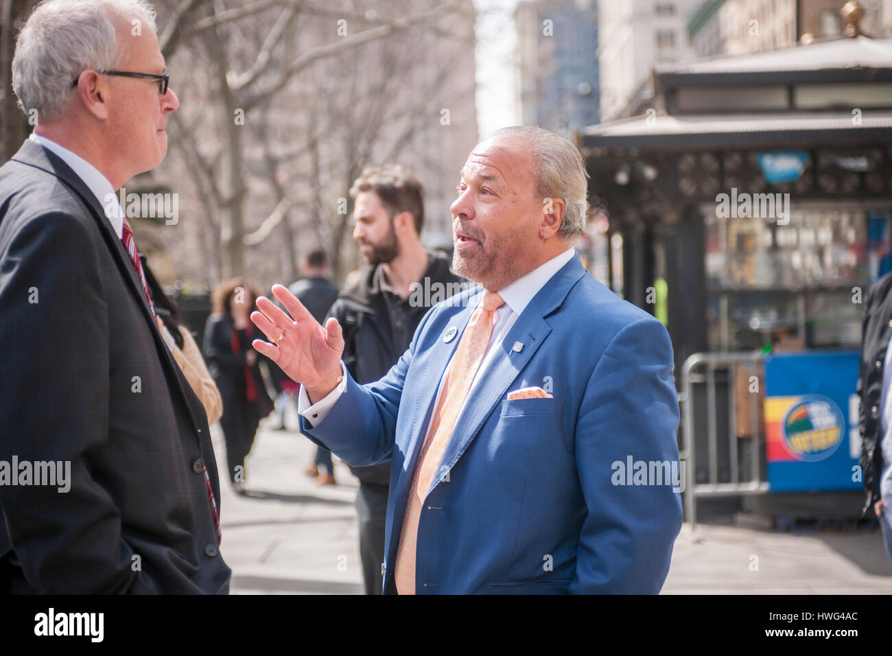 New York, USA. 21st Mar, 2017. Former NYPD detective and now private ...