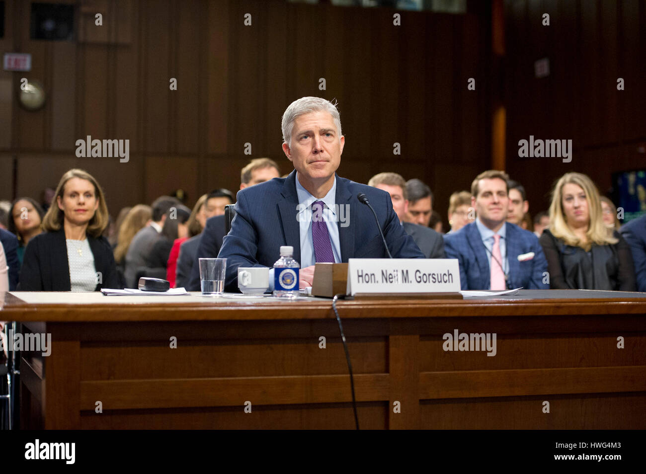 Judge Neil Gorsuch testifies before the United States Senate Judiciary ...