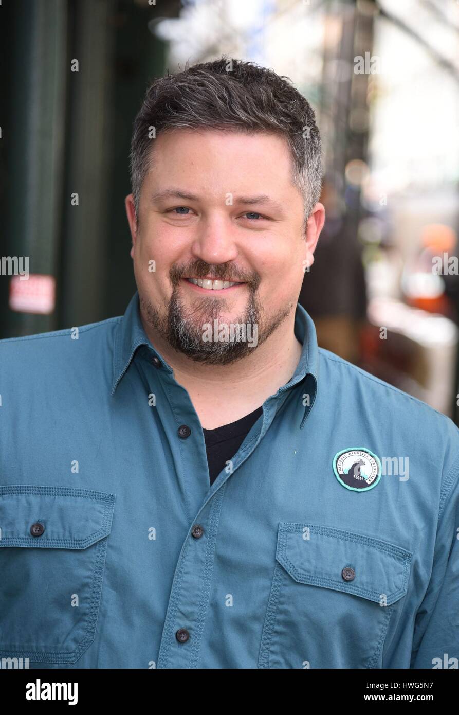 New York, NY, USA. 21st Mar, 2017. David Mizejewski out and about for ...