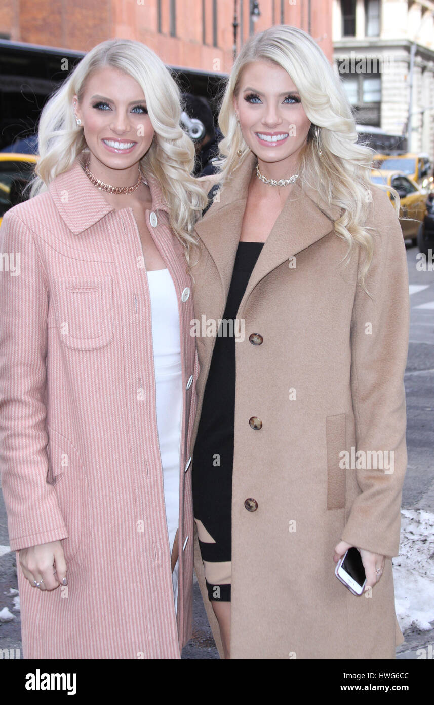 New York, NY, USA. 21st Mar, 2017. Emily Ferguson, Haley Ferguson at ...