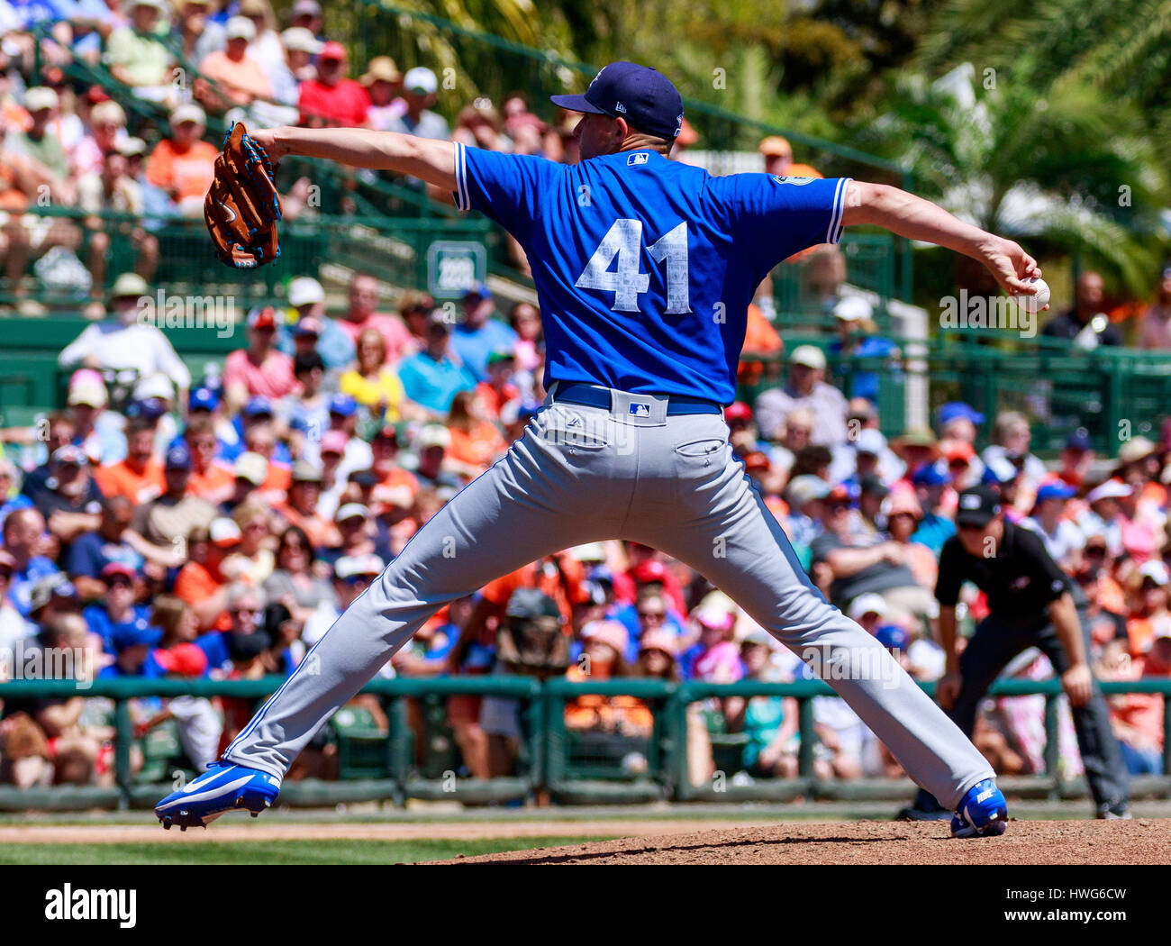 Ed Smith Stadium. 21st Mar, 2017. Florida, USA-Toronto Blue Jays ...