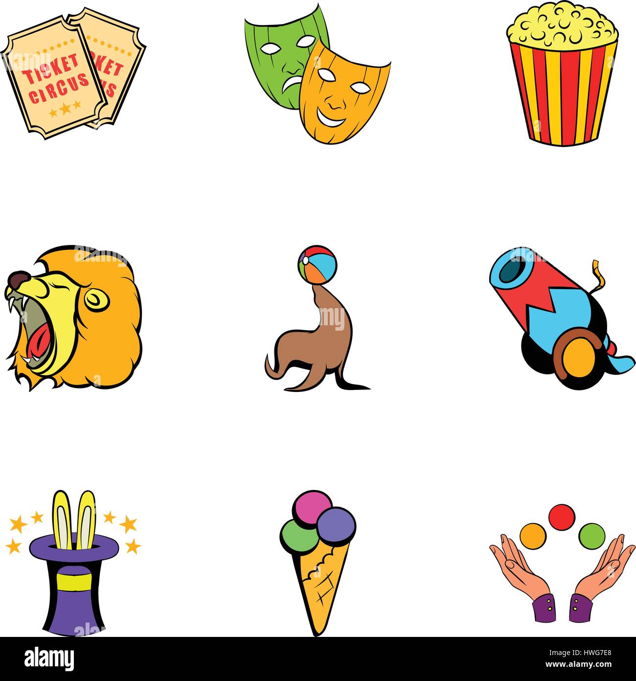 Entertaining cartoon hi-res stock photography and images - Alamy