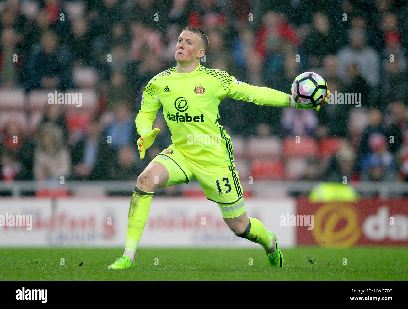 Sunderland goalkeeper Jordan Pickford Stock Photo - Alamy