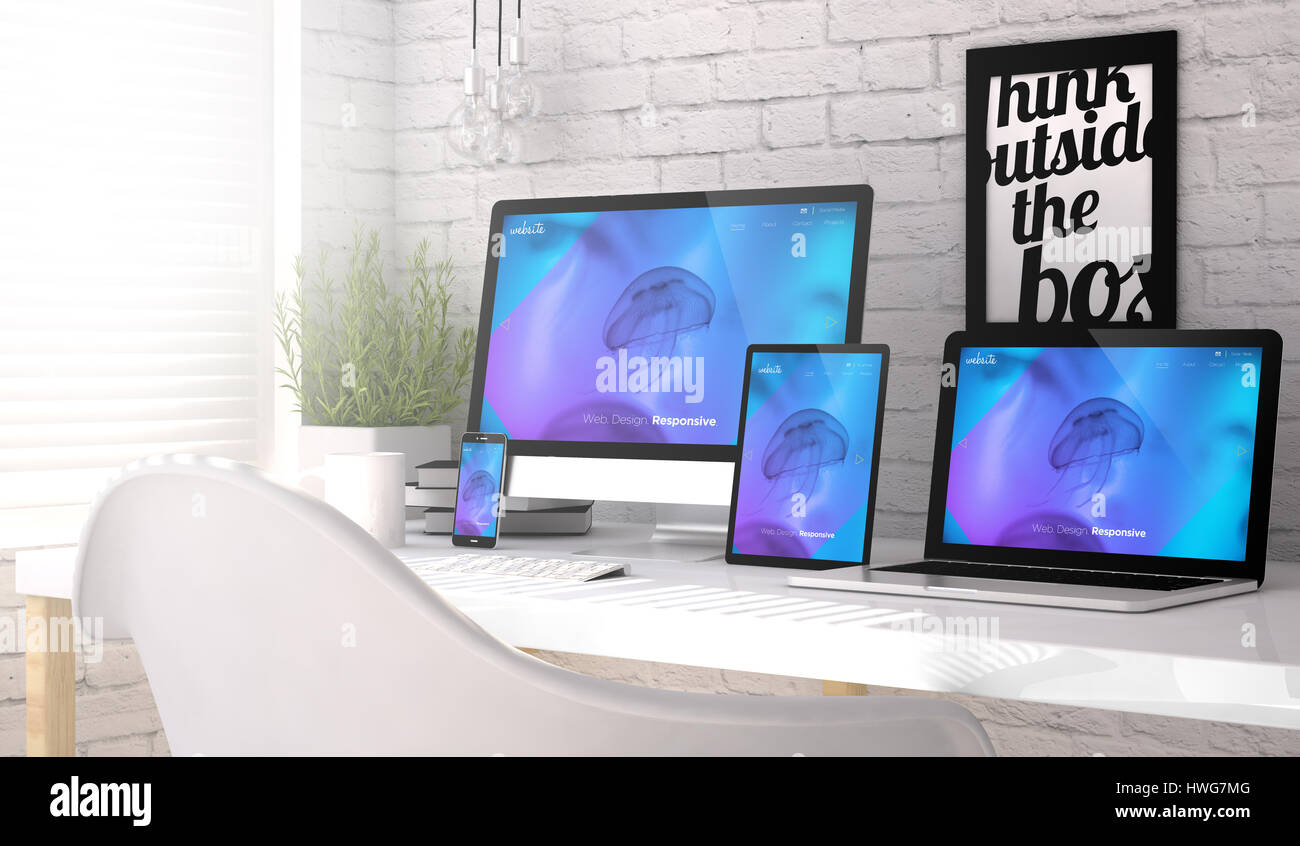 Design responsive hi-res stock photography and images - Alamy