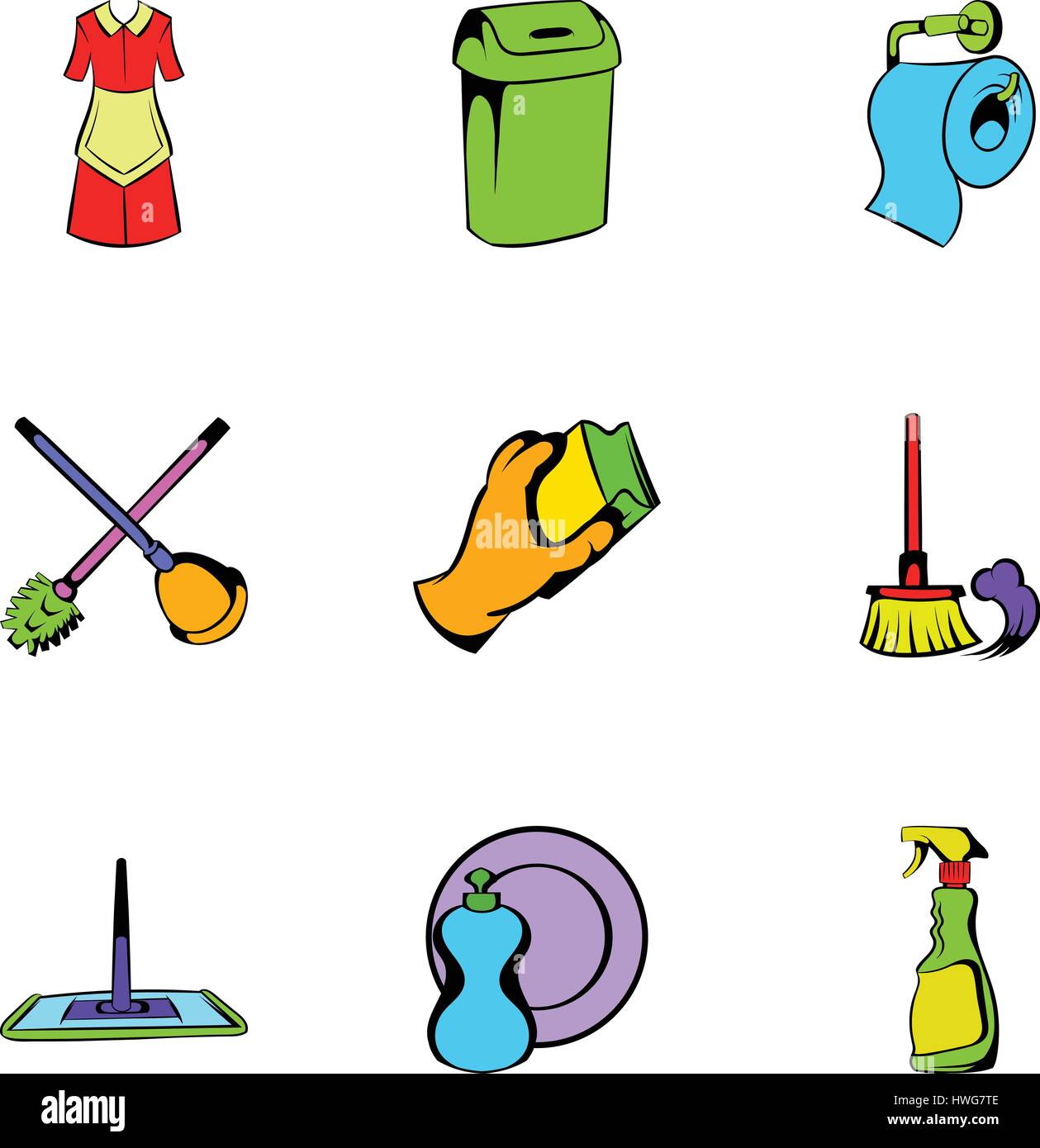 Cartoon Maid High Resolution Stock Photography and Images - Alamy