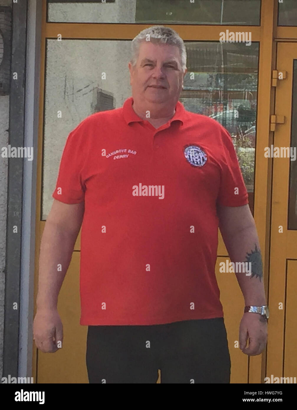Hugh curran from the brandywell supporters club hi-res stock ...